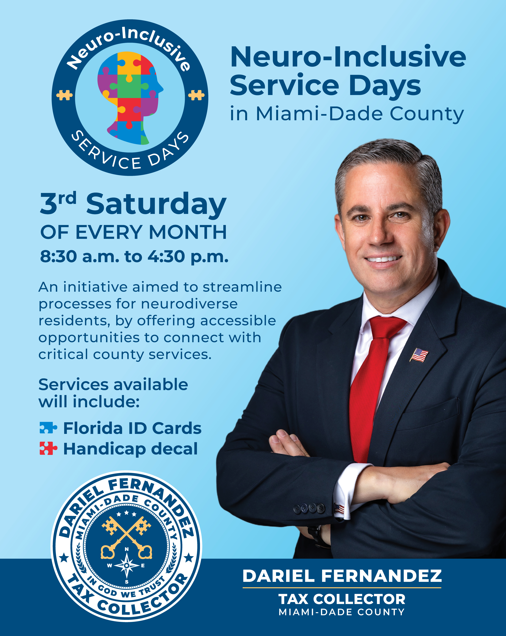 Miami-Dade Tax Collector Dariel Fernandez And Commissioner Raquel Regalado Launch Neuro ...